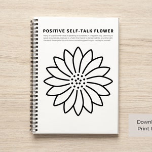 Mental Health Flower Coloring Pages: Coping Skills Art Therapy (PDF ...