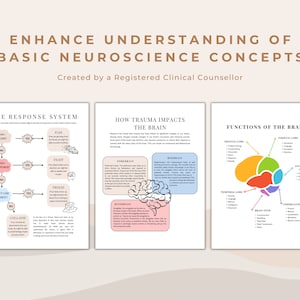 Brain and Neuroscience Therapy and Education Bundle: Psychoeducation ...