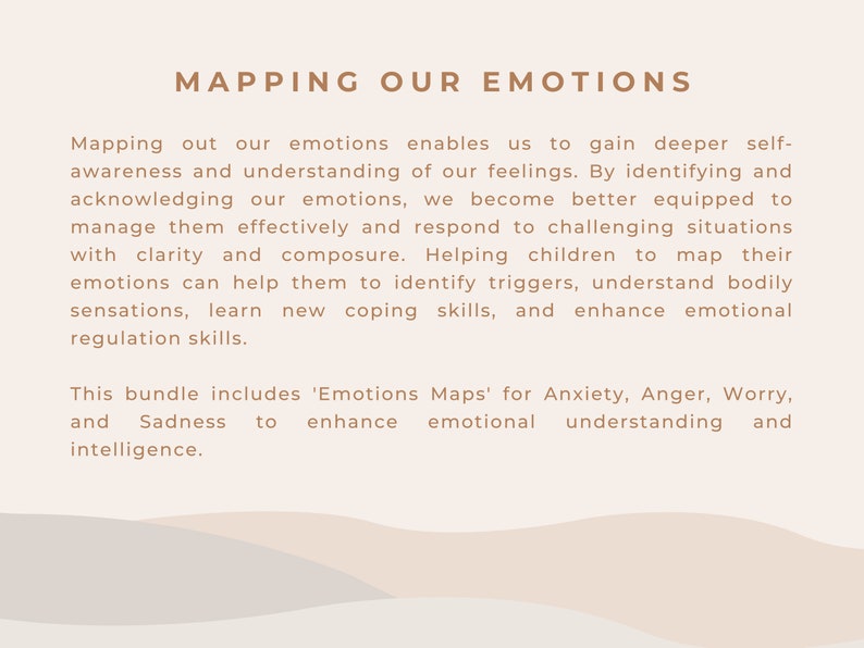 Emotions Maps: Mapping Our Feelings Tool for Mental Health Counseling ...