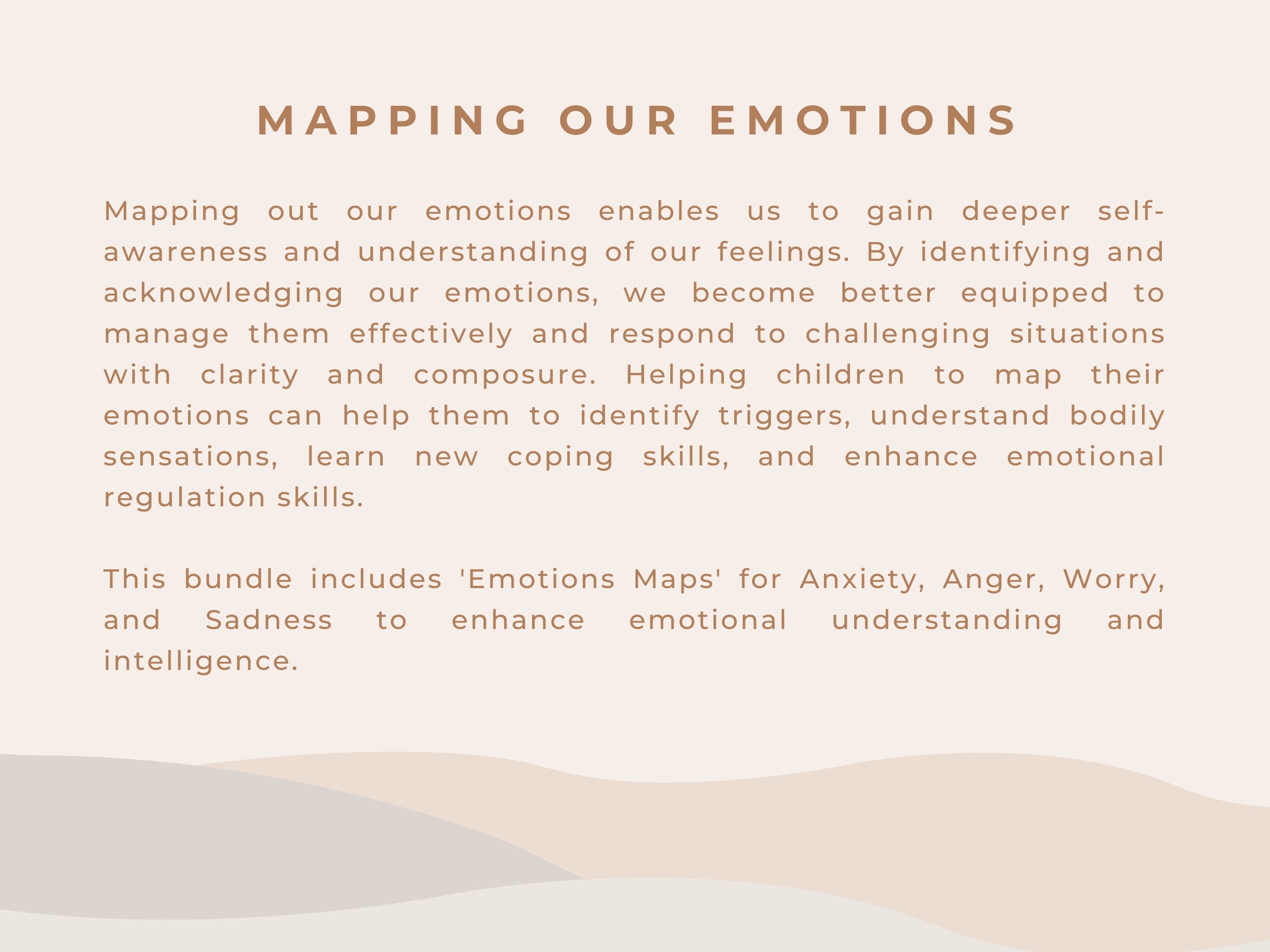 Emotions Maps: Mapping Our Feelings Tool for Mental Health Counseling ...