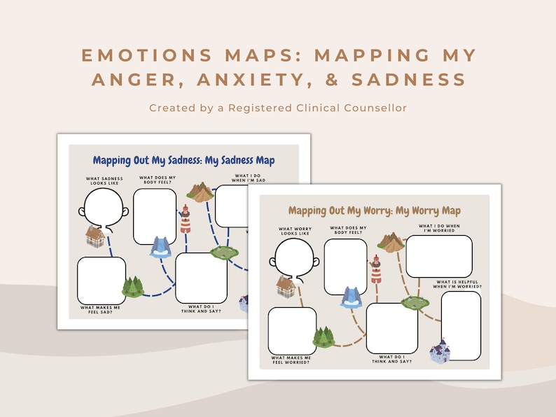 Emotions Maps: Mapping Our Feelings Tool for Mental Health Counseling ...