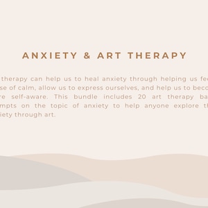 Art Therapy Anxiety Prompts: Coping Worksheets (PDF Download) - Etsy