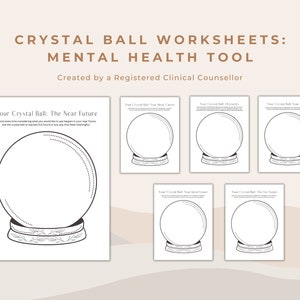 Crystal Ball Worksheets: Mental Health Activity (PDF Download) - Etsy