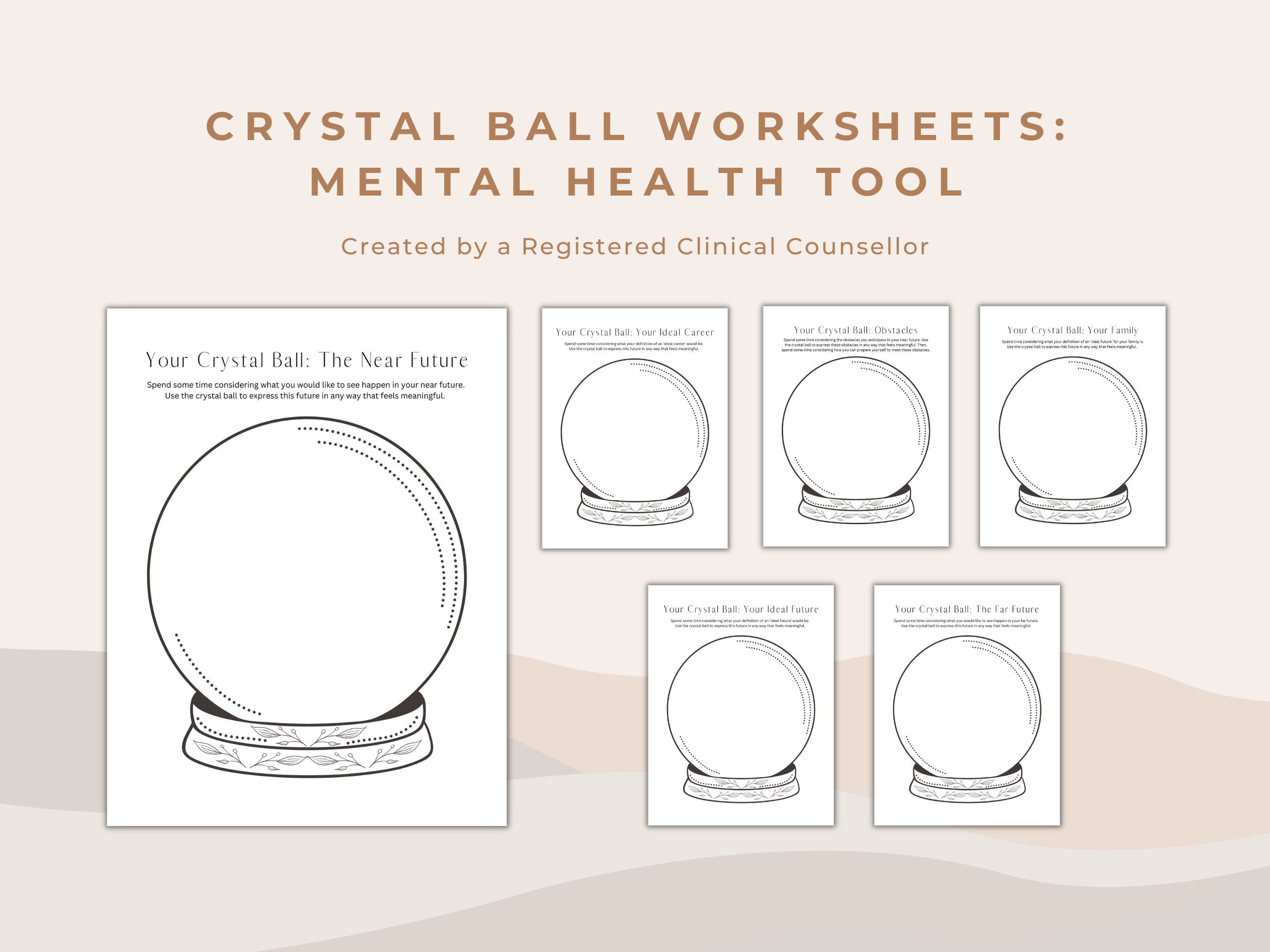 Crystal Ball Activity for Mental Health Counselling and Art Therapy ...