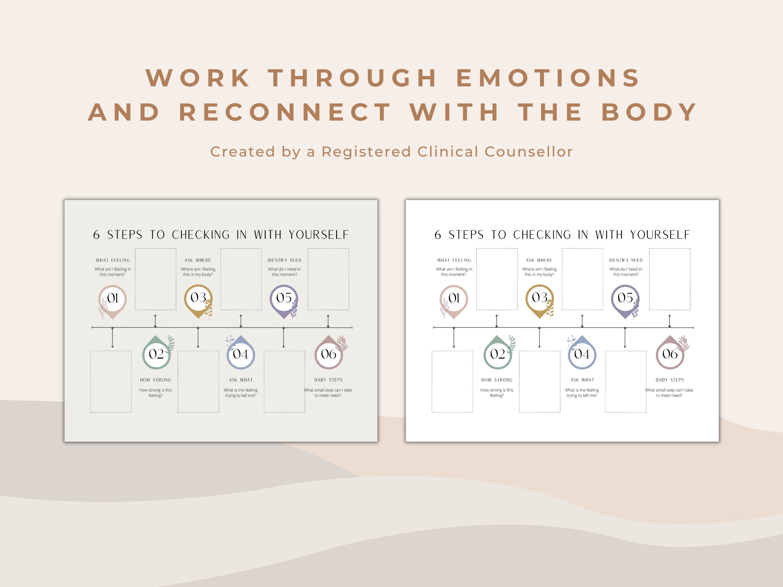 6 Steps to Checking in With Your Emotions and Mental Health: - Etsy