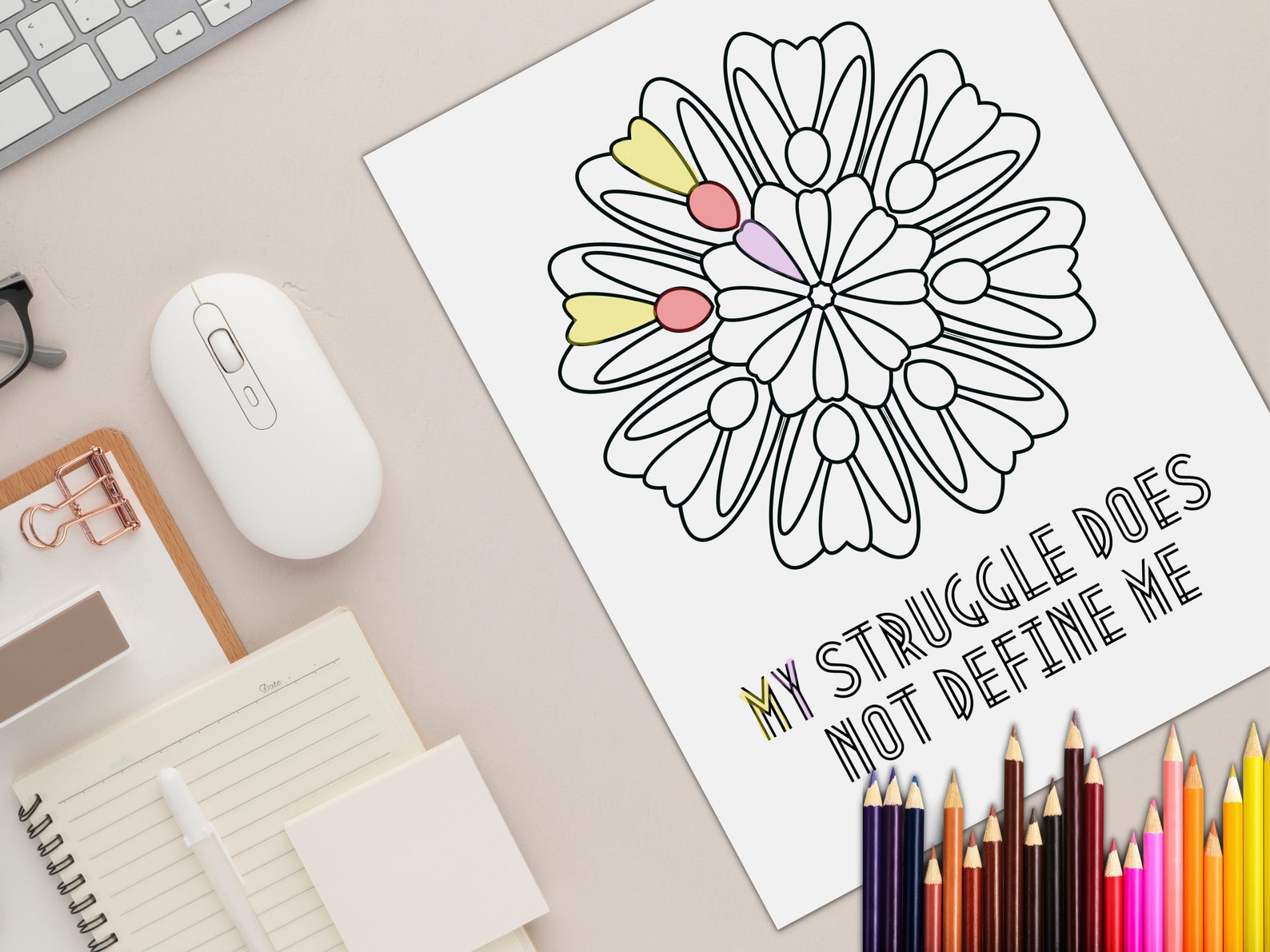 Mandalas and Mental Health: Coloring Pages Featuring Mandalas and ...