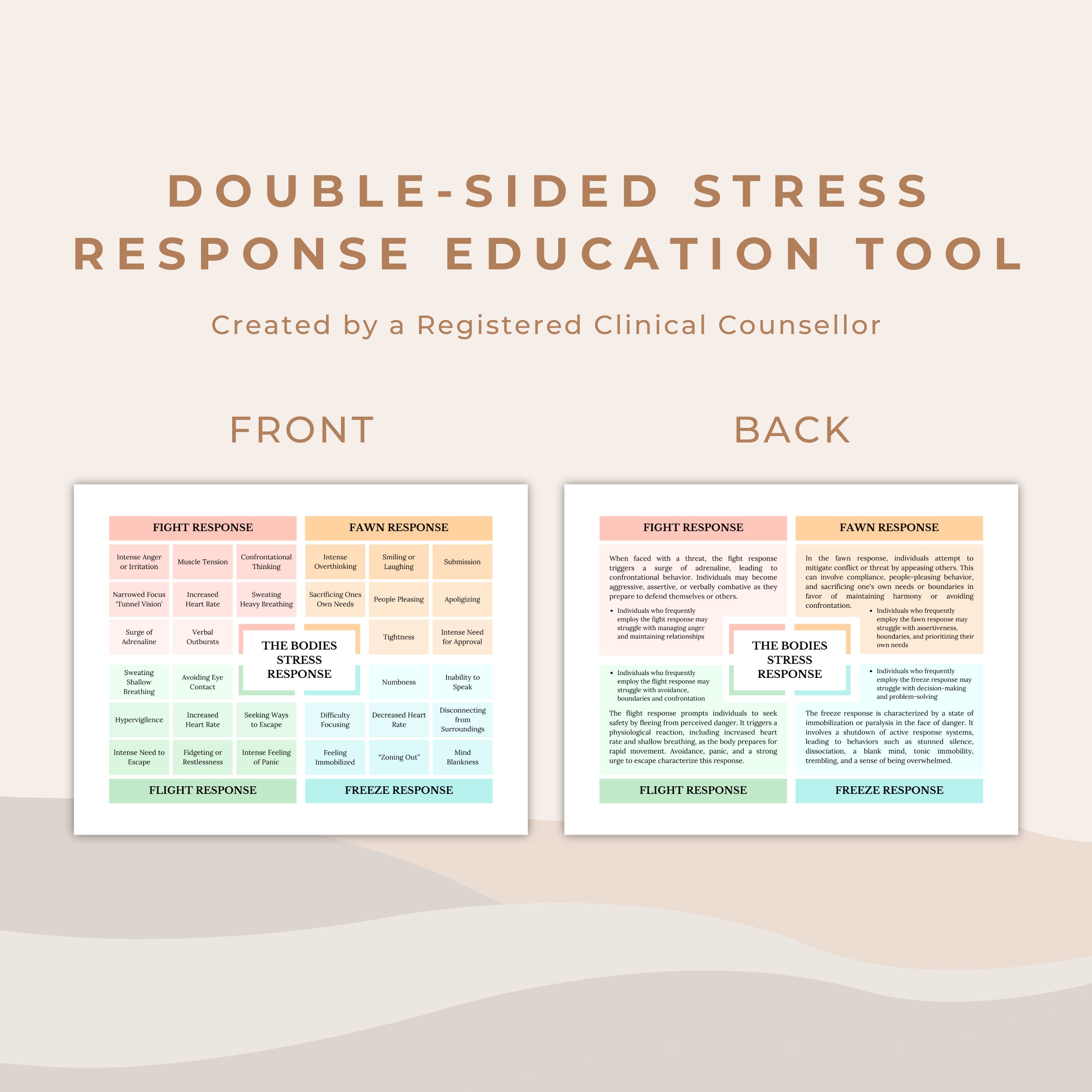 Stress Response Guide: Fight, Flight, Freeze, Fawn - Trauma Therapy ...