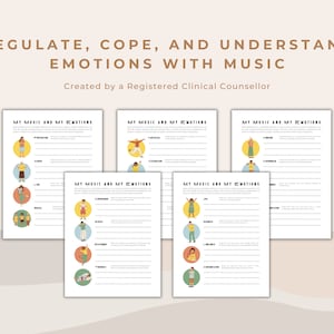 Music Therapy Playlist Activity: Coping With Emotions (PDF) - Etsy