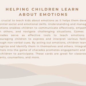 Emotions Charades Game With Animals for Teaching Social Skills and ...