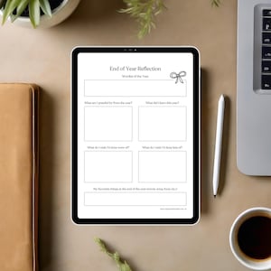 New Years Resolution Worksheet for Setting Goals and Intentions ...