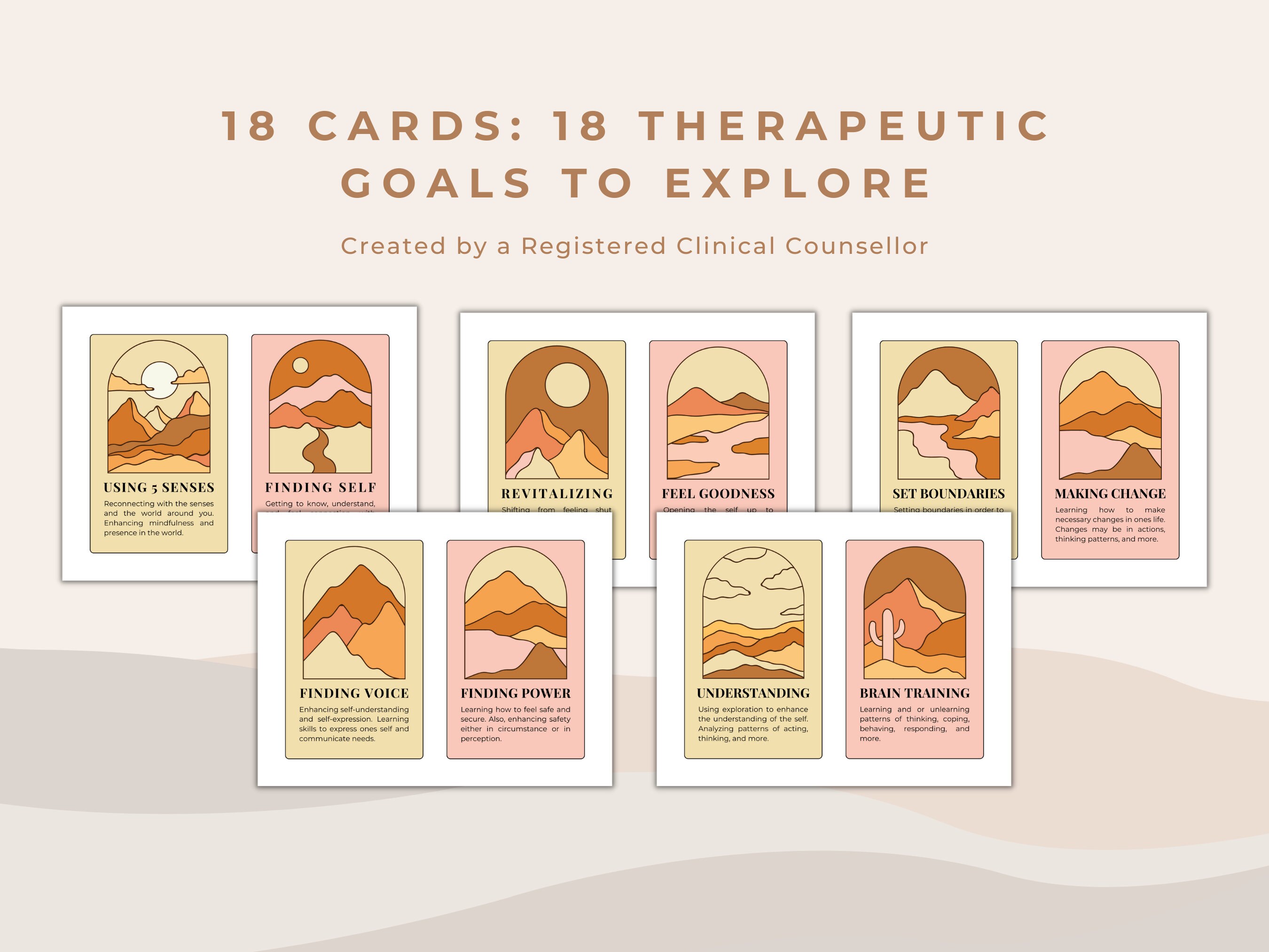 Trauma Therapy Goals Card Pack Setting Goals Collaboratively - Etsy