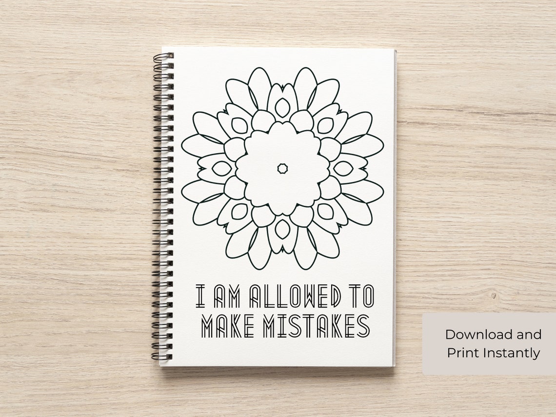 Mandalas and Mental Health: Coloring Pages Featuring Mandalas and ...