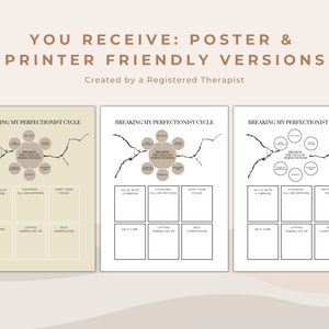 The Cycle of Perfectionism Psychoeducation and Mental Health Tool and ...