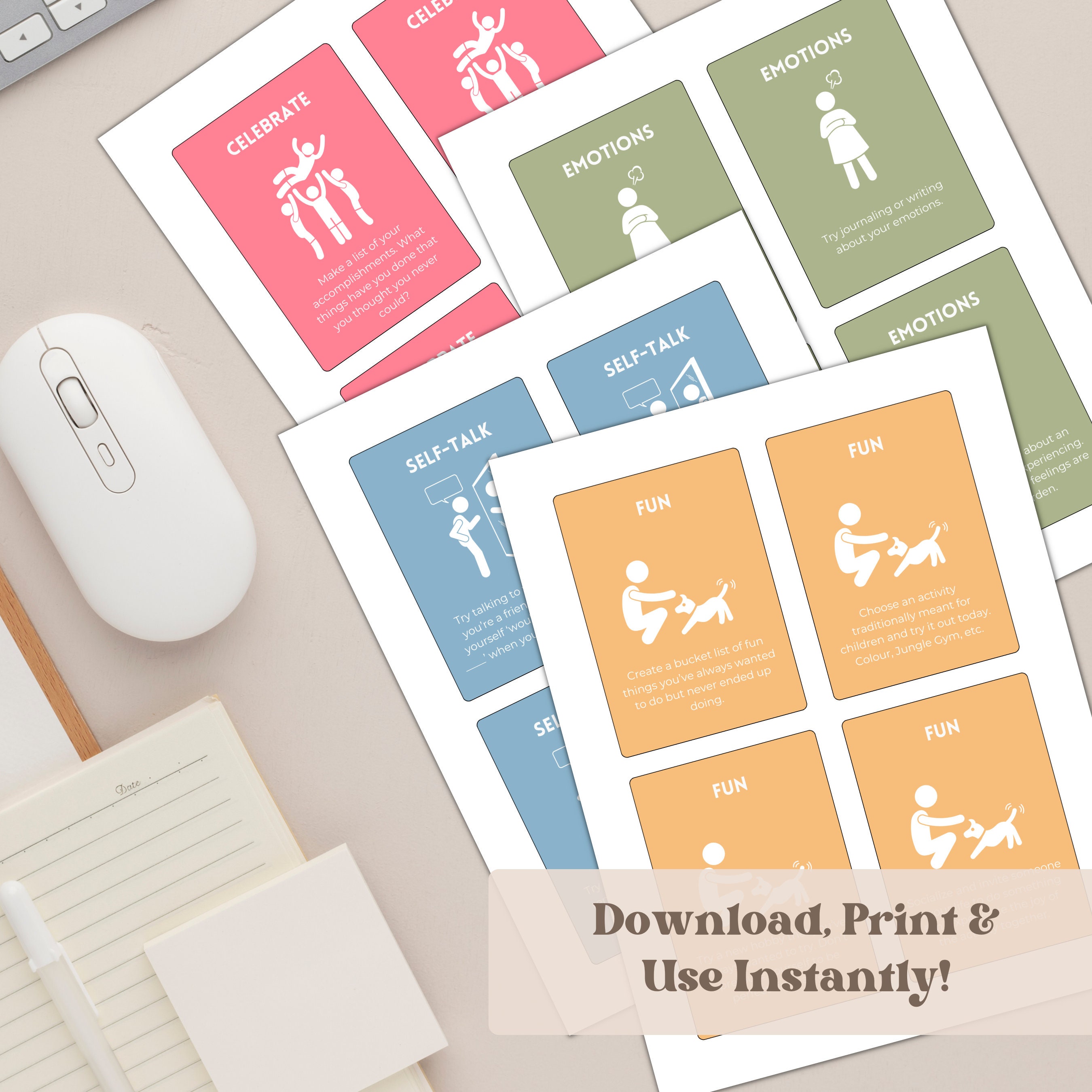 Reparenting Activity Cards: Inner Child Healing (PDF) - Etsy