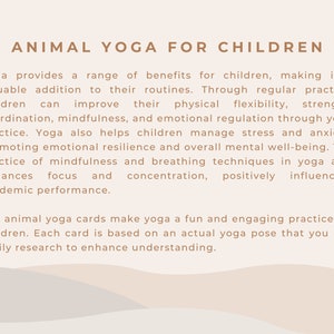 Animal Yoga Cards for Teaching Mindfulness Skills to Children ...
