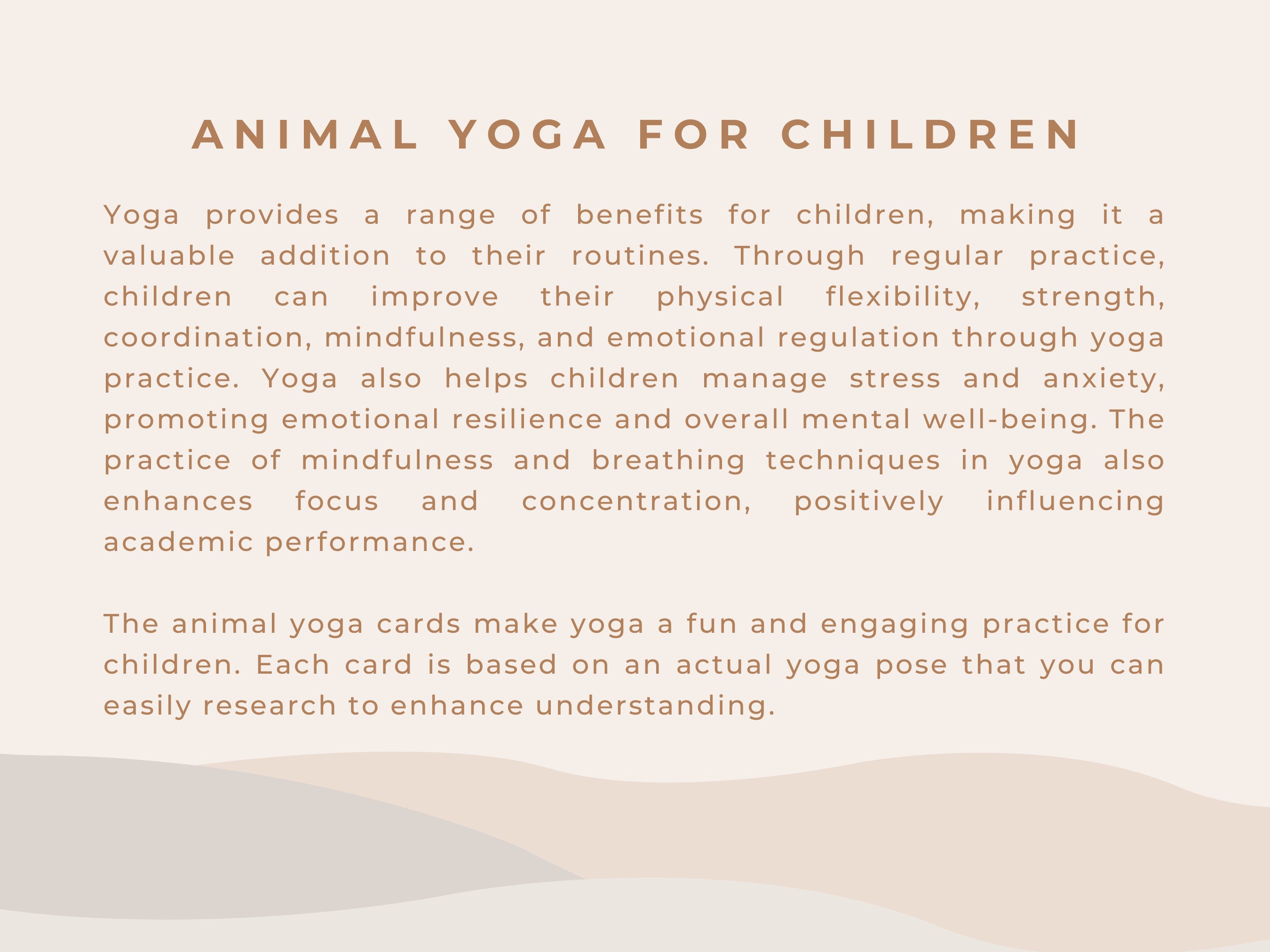 Animal Yoga Cards for Teaching Mindfulness Skills to Children Classroom ...