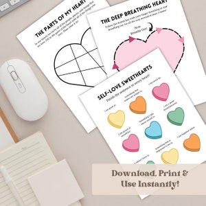 Self-love Worksheets: Kids Emotional Intelligence, Kindness (PDF) - Etsy