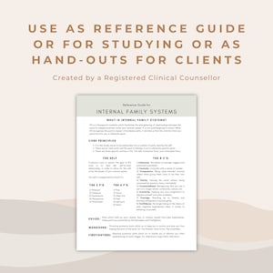 Therapy Cheat Sheets: Modality Reference Guides (PDF Download) - Etsy