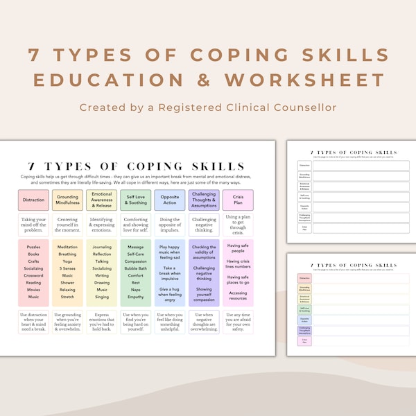 Use of Coping Skills - Etsy