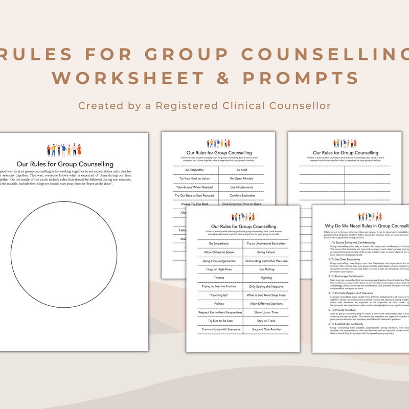 Group Counseling - Etsy