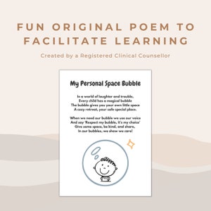 Personal Space Bubble Worksheet: Teaching Boundaries (PDF Download) - Etsy