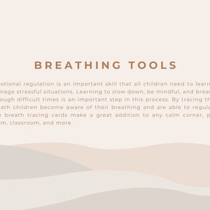 Guided Breathing Tracing Emotional Regulation Activity for Kids ...