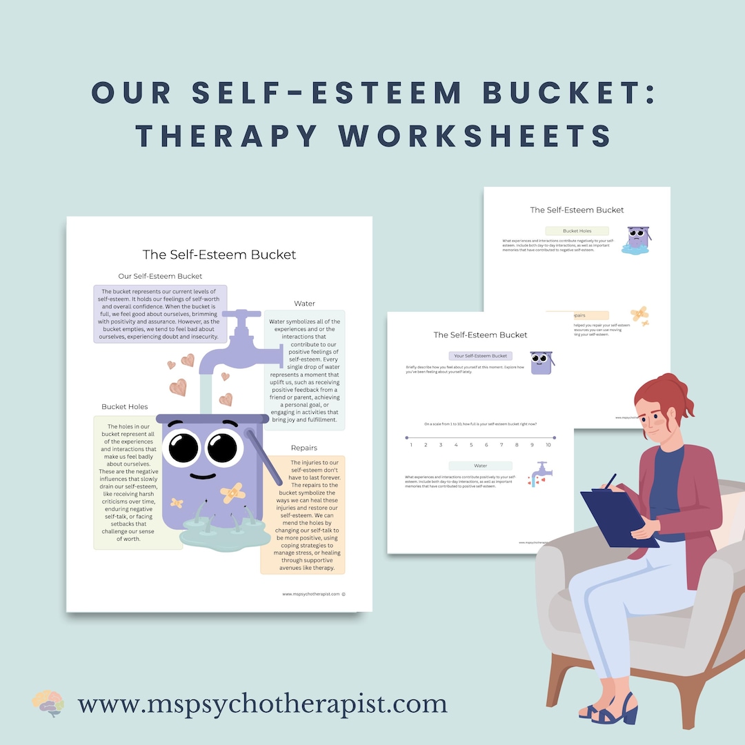 The Self-esteem Bucket for Healing Emotional Injuries and Building ...