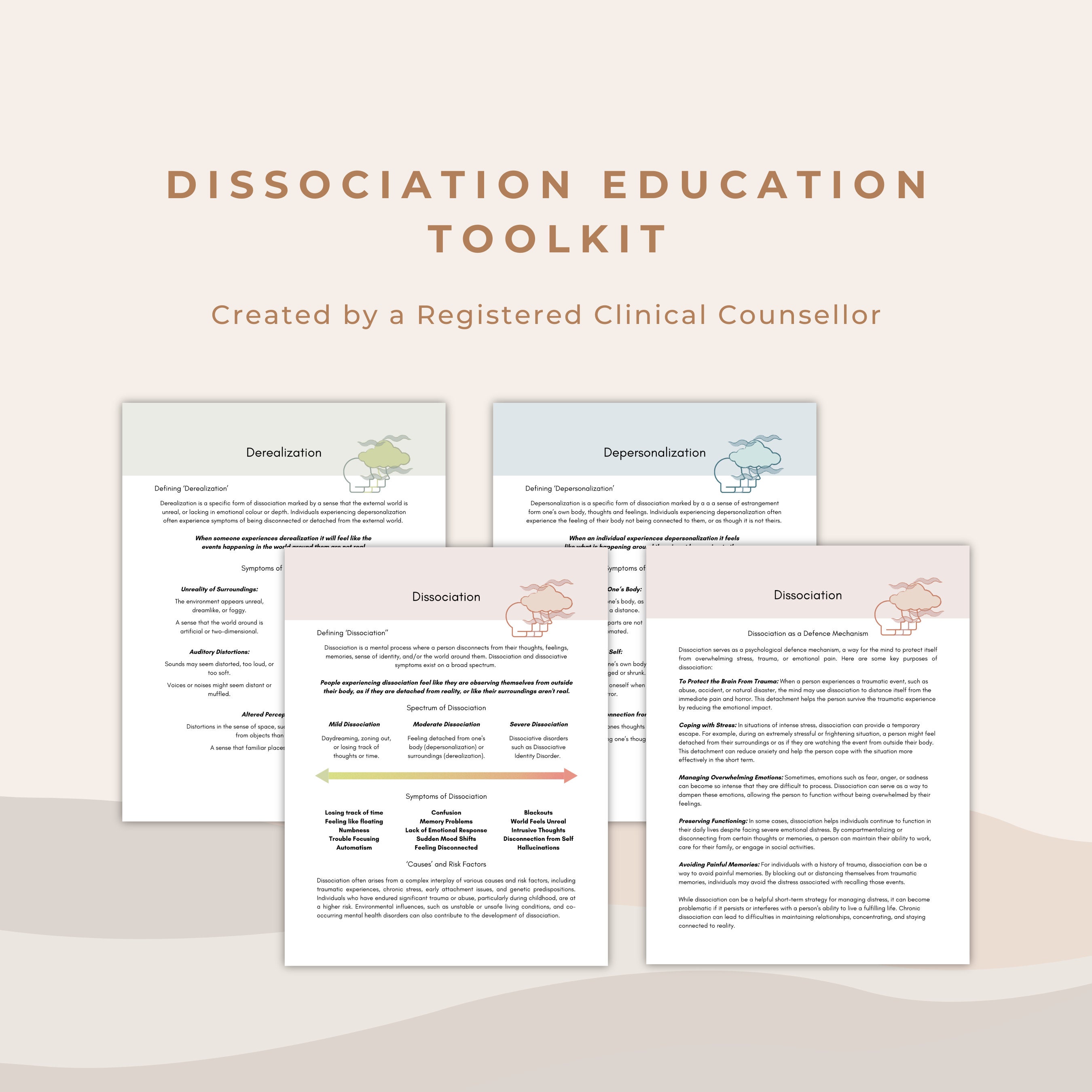 Dissociation, Derealization, and Depersonalization Psychoeducation ...