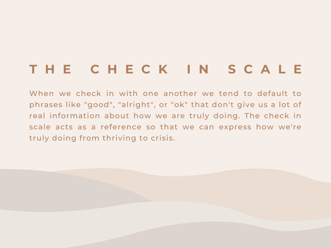 Client Mental Health Check in Scale and Reference - Etsy