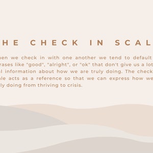 Mental Health Check-in Scale: Therapist Wellbeing Tool (PDF) - Etsy