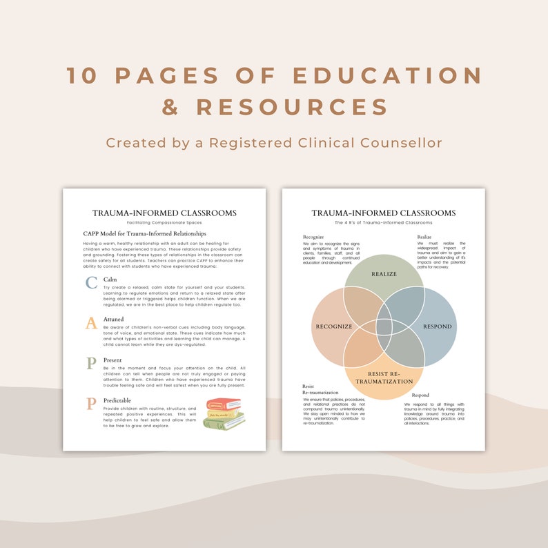 Trauma-informed Classrooms Guide: Social Emotional Learning (PDF) - Etsy