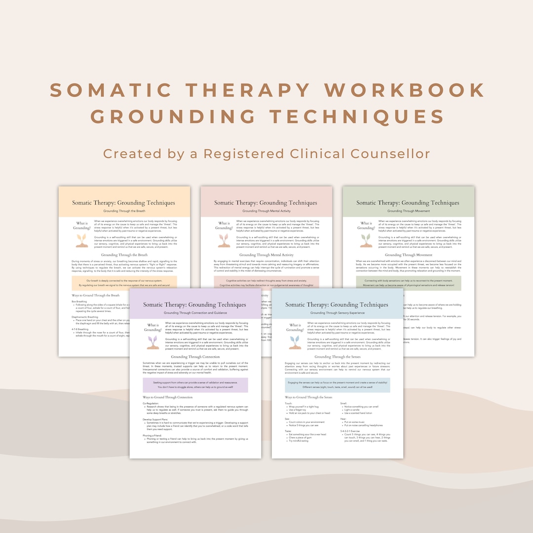 Grounding Techniques for Somatic-based Therapy Psychoeducation and ...