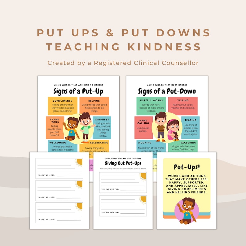 Put Ups and Put Downs: Teaching Kindness and the Power of Words to ...