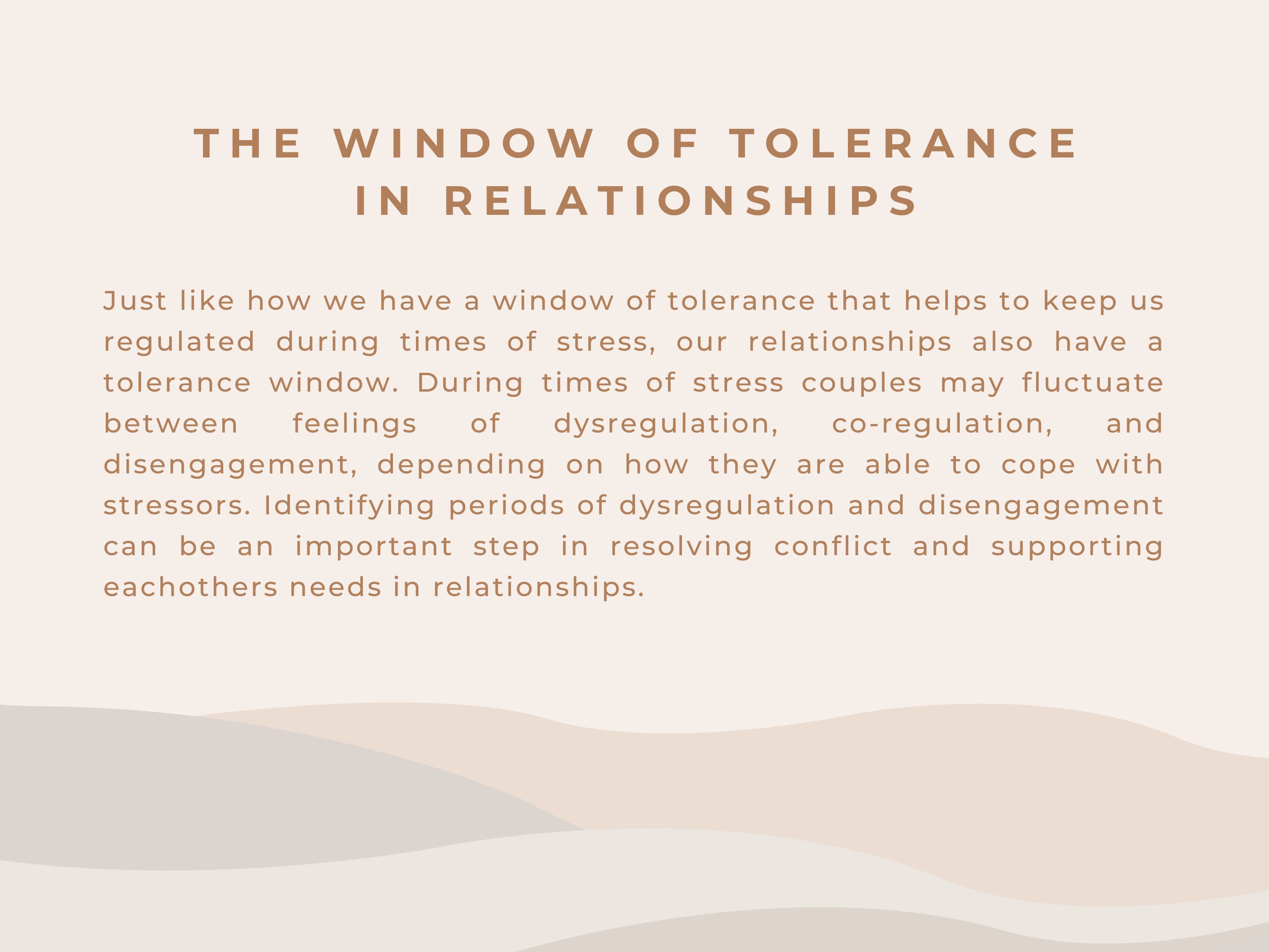 The Relationship Window of Tolerance Couples Therapy - Etsy