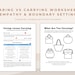 Caring Vs Carrying: Worksheet for Setting Healthy Boundaries in ...