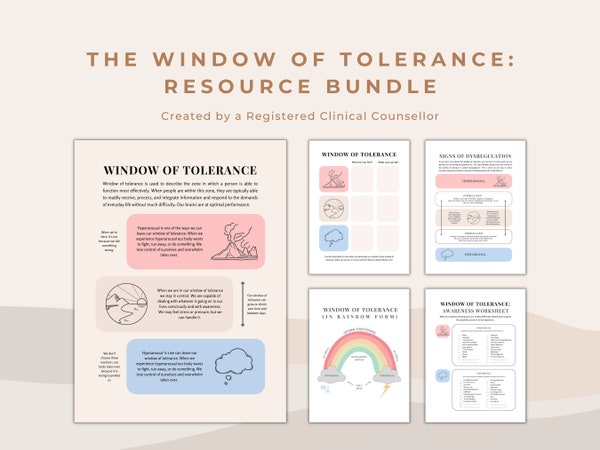 ACT Bundle Pack of Posters, Visual Aids, and Worksheets acceptance and ...