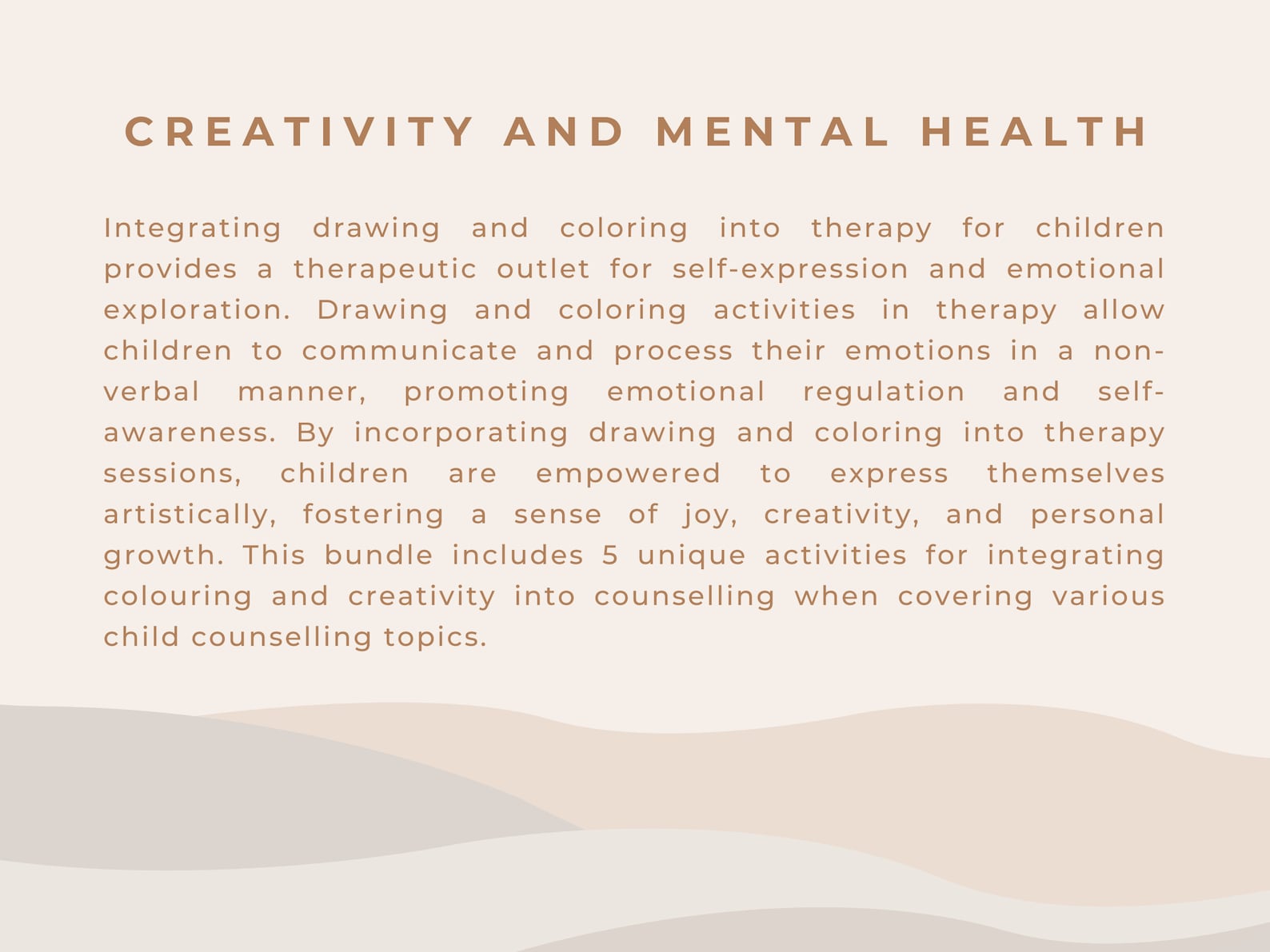 Mental Health Flower Coloring Pages: Coping Skills Art Therapy (PDF ...