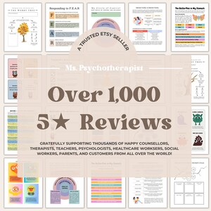 Anxiety Therapy Mega Bundle: Psychoeducation, Exercises, and Activities ...