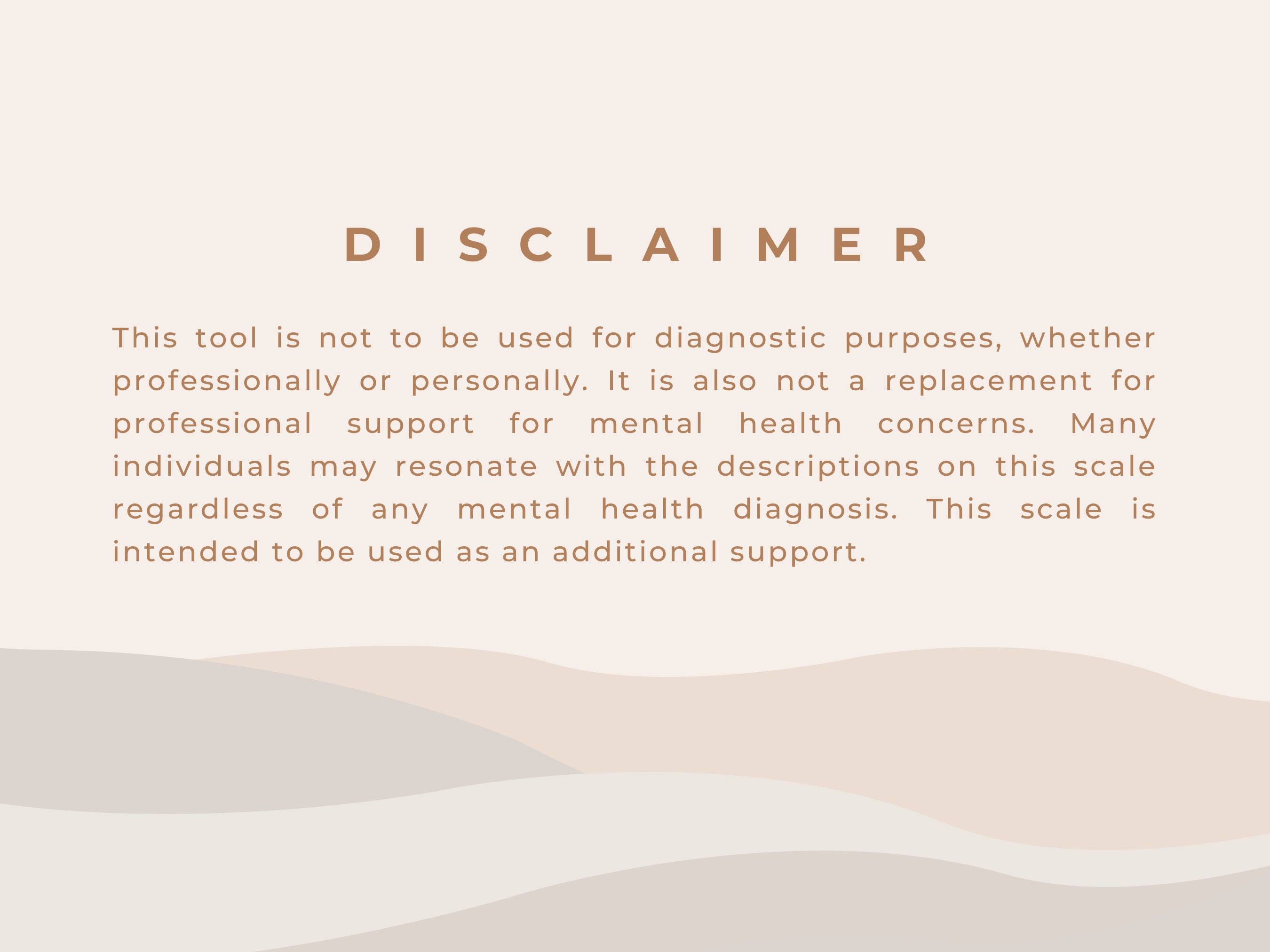 Mood Scale for Bipolar Disorder Mania to Depression Scale - Etsy UK