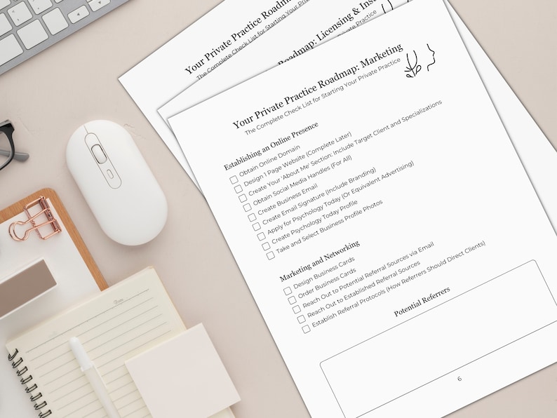 Private Practice Roadmap: Checklist & Budgeting Tool (PDF Download ...