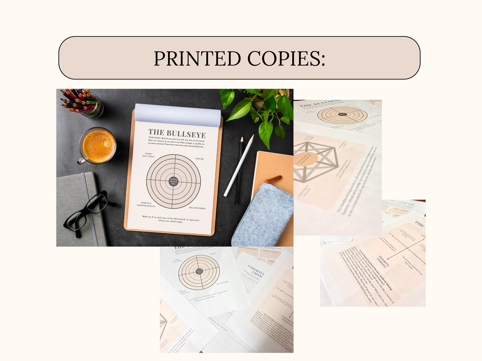 ACT Bundle Pack of Posters Visual Aids and Worksheets - Etsy Canada