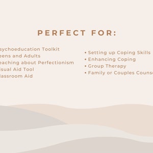 The Cycle of Perfectionism Psychoeducation and Mental Health Tool and ...