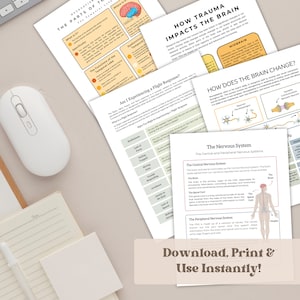 Biological Psychology Bundle: Brain Regions, Neuroscience, Nervous ...