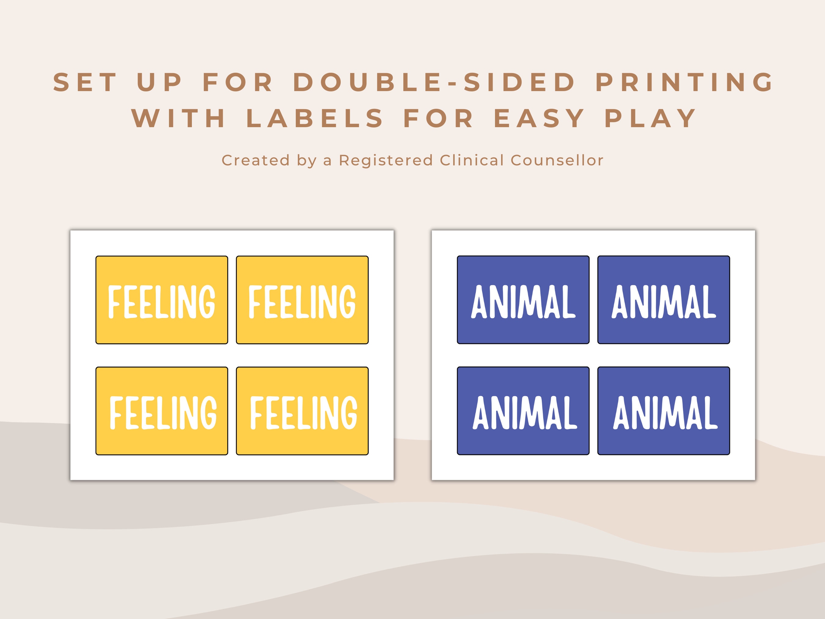 Emotions Charades Game With Animals for Teaching Social Skills and ...