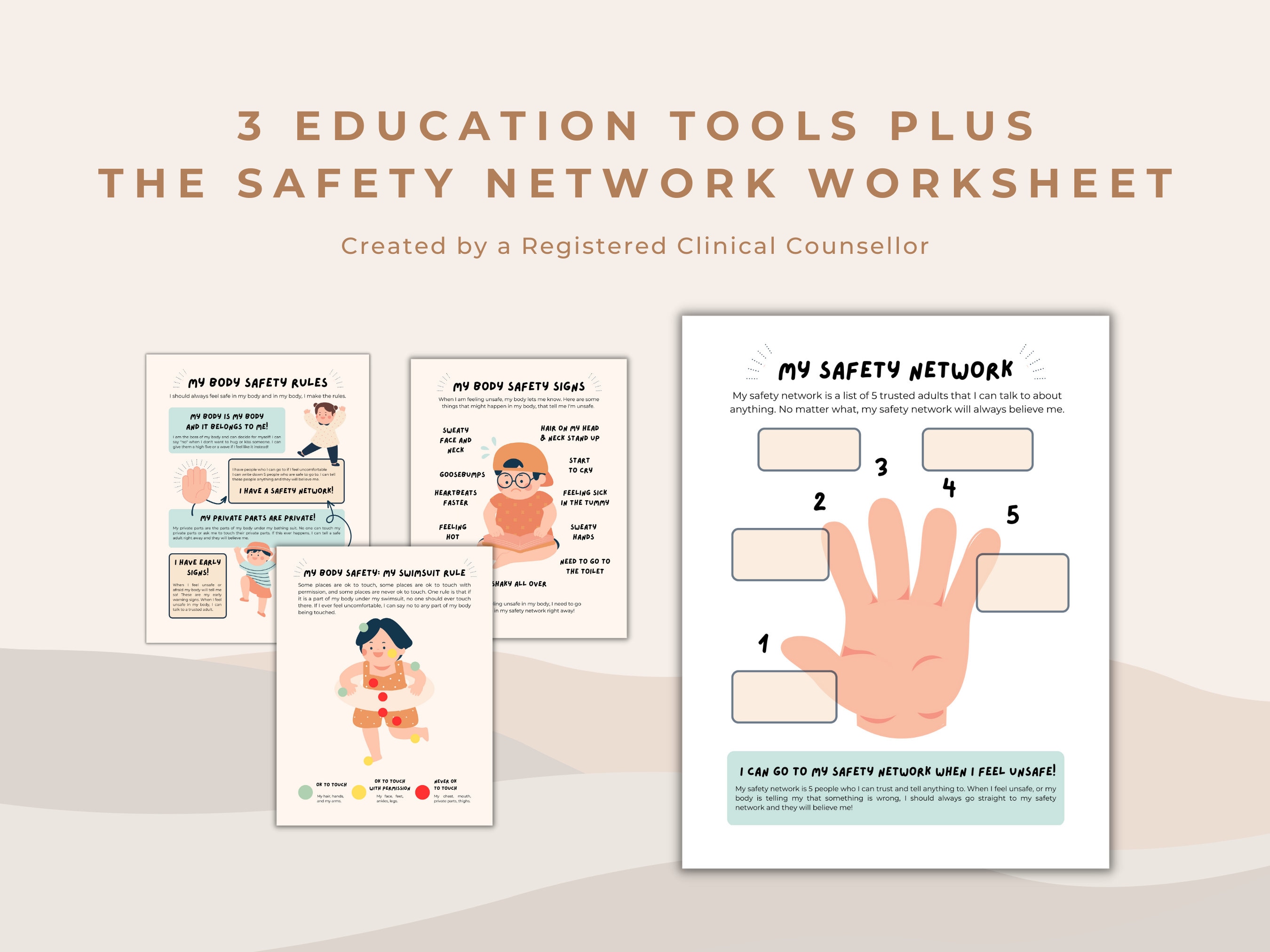 Body Safety Rules Posters: Kids Education & Parenting Tools (PDF) - Etsy
