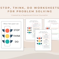Worry Tree & Problem Solving Tree: CBT Worksheet (digital Download) - Etsy