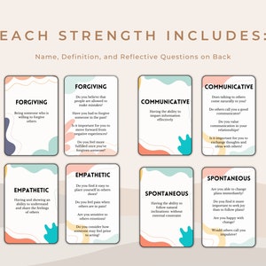 The Strengths Based Card Pack for Self-esteem and Mental Health Support ...