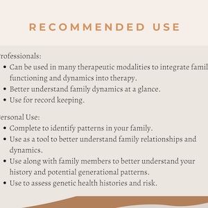 Genogram Toolkit: Family Therapy & Counselling Resource (PDF) - Etsy