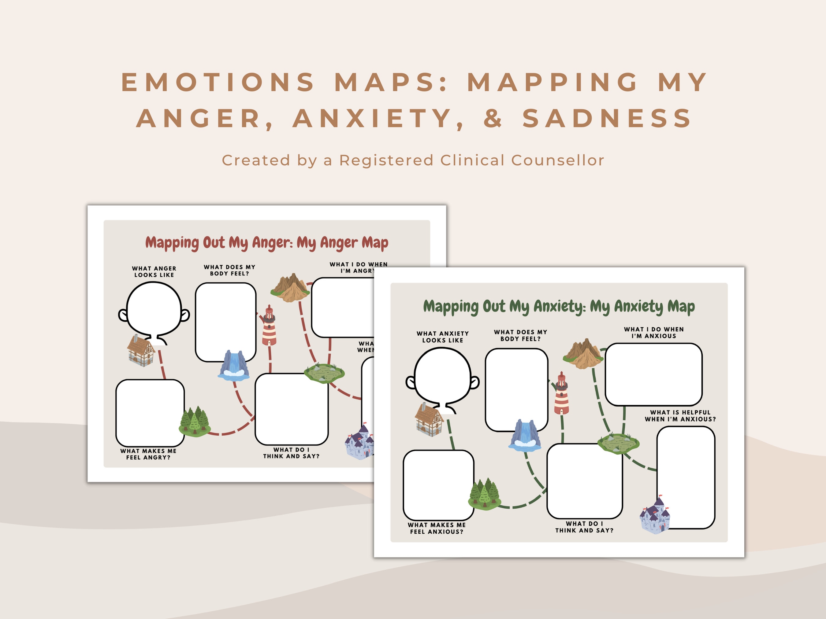 Emotions Maps: Mapping Our Feelings Tool for Mental Health Counseling ...