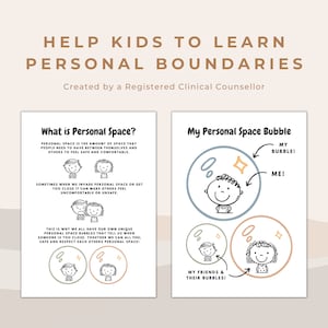 Personal Space Bubble Worksheet: Teaching Boundaries (PDF Download) - Etsy